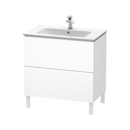 Duravit Waschtischunterschrank L-Cube 82x48,1cm, wei&szlig; matt, 2 Ausz&uuml;ge, stehend (LC662601818)