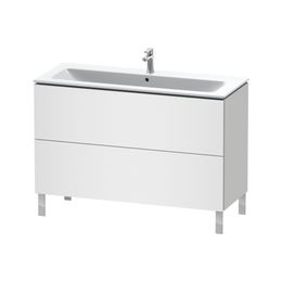 Duravit Waschtischunterschrank L-Cube 122x48,1cm, we. matt, 2 Ausz&uuml;ge, stehend (LC662801818)