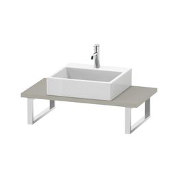 Duravit Konsole DuraStyle Compact 80-200x48cm, 1 Ausschn, St&auml;r 3cm, taupe (DS104C09191)