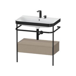 Duravit M&ouml;belwaschtisch-Kombi Happy D.2 Plus 77,5x49cm, 2 HL, lei, m Konso, 1 Lad (HP4742E7575)