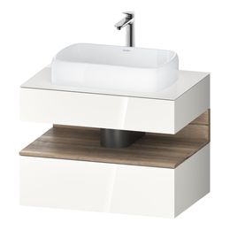 Duravit Waschtischunterschrank Qatego 80x55x60cm, E Ma/w g, Pl, Nischenb (QA4730055220010)
