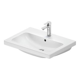 Duravit Waschtisch D-Code 65x48cm, m Hahnloch, mit &Uuml;berlauf, wei&szlig; (2399650000)