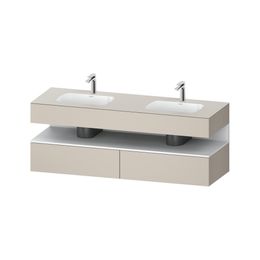Duravit Einbauwaschtisch-M&ouml;bel-Set Qatego 160x55x60cm, Kon-WTU, B, we m/tau ma (QA4797018910010)