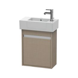 Duravit Waschtischunterschrank Ketho 45x22,5x55cm, wandh&auml;ngend, T&uuml;r rechts, leinen (KT6629R7575)