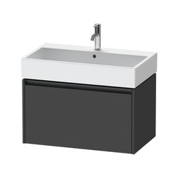 Duravit Waschtischunterschrank Ketho.2 78,4x46cm, graph ma, 1 Ausz., wandh&auml;ngend (K25077049490000)