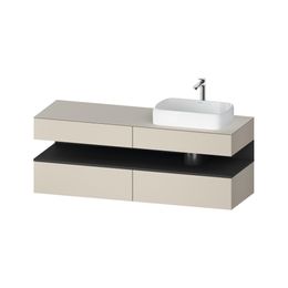 Duravit Waschtischunterschrank Qatego 160x55x60cm, gra m/ta m, Pl, B r, B (QA4778049830010)