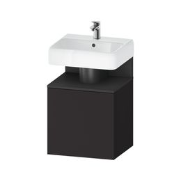 Duravit Waschtischunterschrank Qatego 49x42x64,5cm, 1 T, T r, gra m/Grap matt (QA4077R49800000)