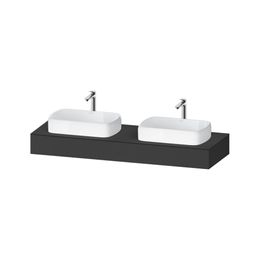 Duravit Konsole Qatego 160x55x17cm, gra m, 2 A., Beck. beids. (QA4808049490000)