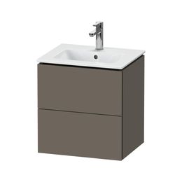 Duravit Waschtischunterschrank Compact L-Cube 52x42,1x55cm, 2 La, wh, flan. Gr s-matt (LC621809090)