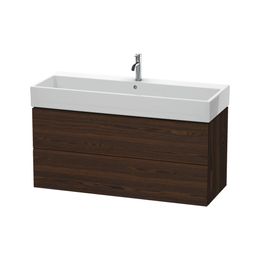 Duravit Waschtischunterschrank L-Cube 118,4x 45,9cm, N geb., 2 Schub., wandh&auml;ngend (LC627906969)