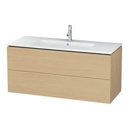 Duravit Waschtischunterschrank L-Cube 122x48,1cm, Ei Nat, 2 Schubk., wandh&auml;ngend (LC624303030)