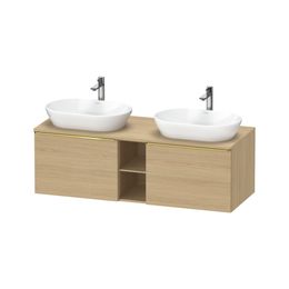 Duravit Waschtischunterschrank D-Neo 140x55cm, 2 A, 1 Pl, B bs, g pol/Ei Nat (DE4950B34300000)