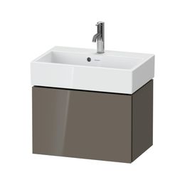 Duravit Waschtischunterschrank Compact L-Cube 58,4x39,1x39,4cm, 1 AZ, wand, fl Gr hgl (LC611908989)