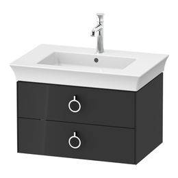 Duravit Waschtischunterschrank o. ES White Tulip 41x68,4x45,8cm, 2 SchKa., graph hgl (WT43510H1H10010)