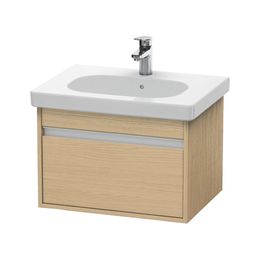 Duravit Waschtischunterschrank Ketho 60x45,5cm, Ei Nat, 1 Auszug, wandh&auml;ngend (KT667003030)