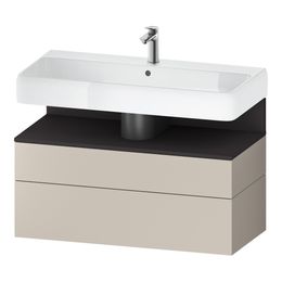 Duravit Waschtischunterschrank Qatego 99x47x59cm, gra m/ta m, 1 Kast, m B (QA4395080910010)