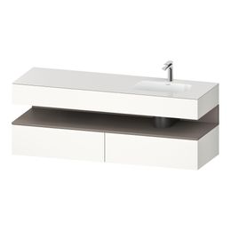 Duravit Einbauwaschtisch-M&ouml;bel-Set Qatego 160x50x60cm, Kon-WTU, B, B r, ba m/we g (QA4796043220010)