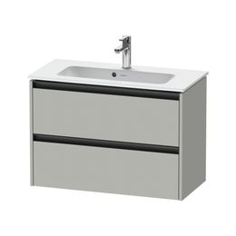 Duravit Waschtischunterschrank Ketho.2 Compact 81x39cm, betongr ma, 2 Schub., wandh&auml;ngend (K25256007070000)
