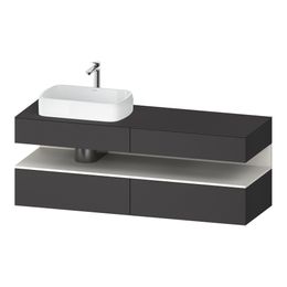 Duravit Waschtischunterschrank Qatego 160x55x60cm, w m/Gr m, Pl, Beck. li (QA4777084490000)