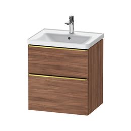 Duravit Waschtischunterschrank D-Neo 58,4x45,2x62,5cm, 1 Kast, g pol/Nu Nat (DE4359034790000)