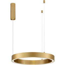 NOVA LUCE LED-H&auml;ngeleuchte "STING", gold, 1, &Oslash; 60cm, 1 Stk., Leuchten, Mit Leuchtmittel; H&ouml;henverstellbar
