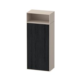 Duravit Halbhochschrank Zencha 40x24x96,1cm, 1 T, An L, E schw/tau matt (ZE1351L16830000)
