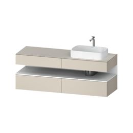 Duravit Waschtischunterschrank Qatego 160x55x60cm, w m/ta m, Pl, Beck. re (QA4778018830000)
