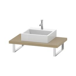 Duravit Konsole L-Cube 80-200x55cm, 1 AS, St&auml;r 4.5cm, med. Ei (LC102C07171)