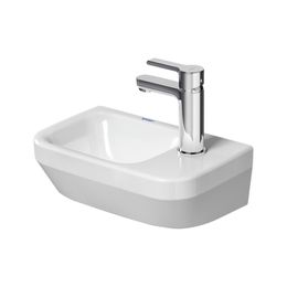 Duravit Handwaschbecken DuraStyle 36x22cm, m HL re, o. &Uuml;L, m HLB, wei&szlig; (0713360000)
