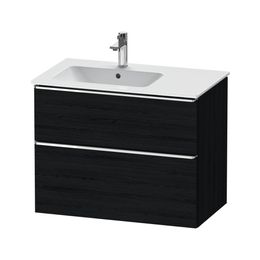 Duravit Waschtischunterschrank D-Neo 81x46,2cm, 1 Kast, B li, chr/Eiche sw (DE4366010160000)