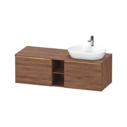Duravit Waschtischunterschrank D-Neo 140x55cm, 2 A, 1 Pl, B R, g pol/Nu Nat (DE4950R34790000)