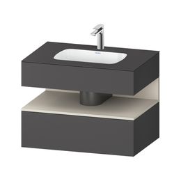 Duravit Einbauwaschtisch-M&ouml;bel-Set Qatego 80x55x60cm, T m/Gr m, Kon-WTU, Nischenb (QA4785083490010)