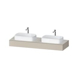 Duravit Konsole Qatego 160x55x17cm, T m, 2 A., Beck. beids. (QA4808083830000)