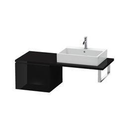 Duravit Unterschrank L-Cube 52x54,7cm, sw hgl, f&uuml;r Konsole, 1 Auszug (LC583204040)