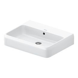 Duravit Aufsatzwaschtisch Qatego 60x47cm, w g, o HL, m &Uuml;, HL, geschli. (2382600028)