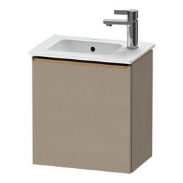 Duravit Waschtischunterschrank D-Neo 41x27,4x44cm, 1 T, An L, bron geb/Leinen (DE4259L04750000)
