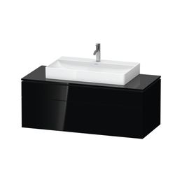 Duravit Waschtischunterschrank L-Cube 122x55cm, s g, 1 Schubk., 1 Ausz., wandh&auml;ngend (LC4882040400000)