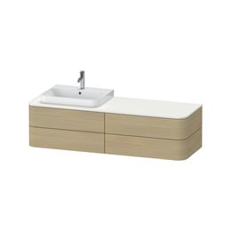 Duravit Waschtischunterschrank Happy D.2 Plus 160x55cm, f K, 4 La, f AWT, li, Me Ei (HP4973L7171)
