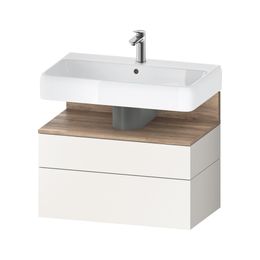 Duravit Waschtischunterschrank Qatego 79x47x59cm, E Ma/w m, 1 Kast, m Nischenb (QA4394055840010)