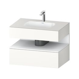 Duravit Einbauwaschtisch-M&ouml;bel-Set Qatego 80x55x60cm, w m/we m, Kon-WTU, Nischenb (QA4785018840010)