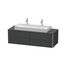 Duravit Waschtischunterschrank XSquare 140x54,8x40cm, 4 Schubk., wandh&auml;ngend, graph m (XS4915M4949)