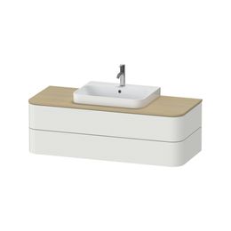 Duravit Waschtischunterschrank o. ES Happy D.2 Plus 40,8x130cm, 2 SchKa., Nord we. s-matt (HP4962039390010)