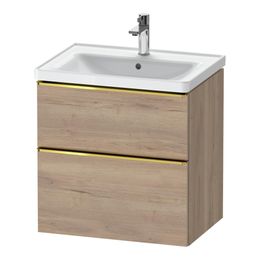 Duravit Waschtischunterschrank D-Neo 63,4x45,2cm, g pol/Ei ma, 1 Kast, 1 A (DE4354034550000)