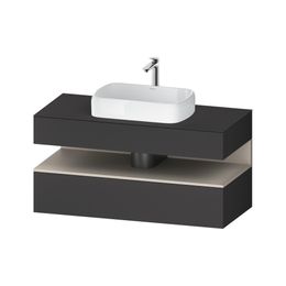 Duravit Waschtischunterschrank Qatego 120x55x60cm, T m/Gr m, Pl, Nischenb (QA4732091490010)