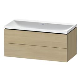 Duravit M&ouml;bel-Set L-Cube 100x48x48cm, o Hahnl., med. Ei, 2 Schub. (LC6952N71710000)