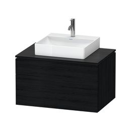 Duravit Waschtischunterschrank L-Cube 82x55cm, E sw, 1 Schubk., 1 Ausz., wandh&auml;ngend (LC4880016160000)