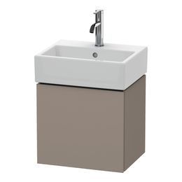 Duravit Waschtischunterschrank L-Cube 43,4x34,1x40cm, wandh&auml;ngend, T&uuml;r re, bas. matt (LC6245R4343)