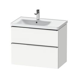 Duravit Waschtischunterschrank D-Neo 78,4x45,2cm, 1 Kast, Beck. li, chr/we ma (DE4357010180000)