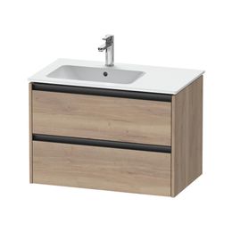 Duravit Waschtischunterschrank Ketho.2 81x48x54,9cm, f WT m Beck. li, Ei marm. (K25267055550000)