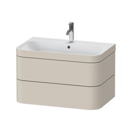 Duravit M&ouml;belwaschtisch-Unterschrank Happy D.2 Plus 77,5x49cm, 1 HL, Tau matt, 2 Schubk&auml;sten (HP4637O8383)